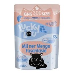 Lucky Lou Nassfutter Katze Adult Gefl&uuml;gel und Fasan 12x300 g