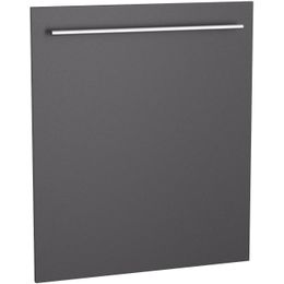 Vorsatztür KOCHSTATION "KS-Bern2", grau (anthrazit), B:59,6cm H:70cm T:1,6cm, Vorsatztüren, Breite 60 cm, inkl. Griff