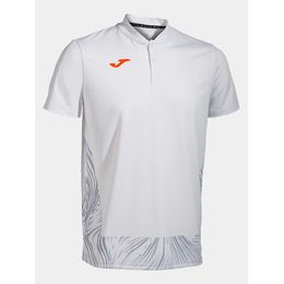 Joma Funktionspoloshirt in Wei&szlig; - 50% | Gr&ouml;&szlig;e XL | Herren-sportshirts