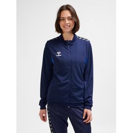Hummel Sportsweatjacke 'Authentic' Damen Größe L marine / dunkelblau / schwarz / weiß