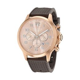 Nautica Analog Watch 'BLUEOCEAN' male Brown size One Size