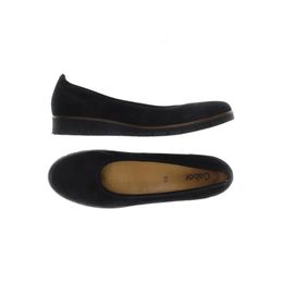 Gabor Ballerina Damen Größe 43.5 Second Hand schwarz