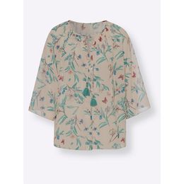 Heine Bluse Damen Gr&ouml;&szlig;e XL/XXL beige / azur / smaragd / rot