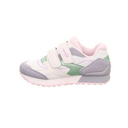 Superfit Leder-Sneakers "Dash" in Weiß/ Lila/ Rosa - 27% | Größe 32 | Kindersneakers