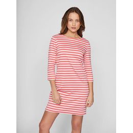 Vila Kleid in Wei&szlig;/ Rosa - 26% | Gr&ouml;&szlig;e L | Damen-kleider
