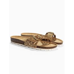 Sunbay Pantoletten "Freezia" in Gold - 60% | Gr&ouml;&szlig;e 37 | Damen-pantoletten