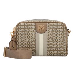 DKNY Umhängetasche 'Carol' Damen Größe One Size hellbeige / braun / gold