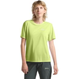 Jack Wolfskin Funktionsshirt "Vonnan" in Limette - 44% | Gr&ouml;&szlig;e M | Damen-outdoor-tops-shirts