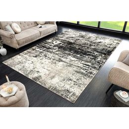 Riess Ambiente Design Teppich MODERN ART 230x160cm beige braun Kurzflor Indoor-Teppich Riess-Ambiente rechteckig