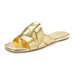 Lascana Mules female Gold size 42