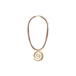 Bershka Kette Damen Gr&ouml;&szlig;e One Size braun / gold