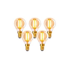 N&auml;ve n&auml;ve LED Leuchtmittel "DILLY" in amber - (L)4.5 cm x (B)4.5 cm x (H)7.8 cm - EEK G | Gr.: onesize
