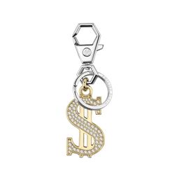 Philipp Plein Jewellery Key Ring 'PLEIN VALENTINE ' male Gold size One Size