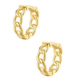 Hey Happiness Earrings 'Chunky Chain' female Gold size One Size