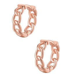 Hey Happiness Earrings 'Chunky Chain' female Gold size One Size