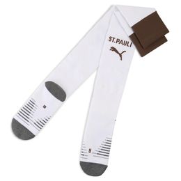 Puma Sportsocken 'FC St. Pauli 25/26' Herren Größe 35/38 braun / grau / weiß