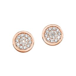 s.Oliver Ohrringe Damen Größe One Size rosegold / transparent