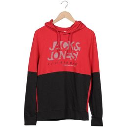 Jack & Jones JACK & JONES Kapuzenpullover Herren Gr&ouml;&szlig;e M Second Hand rot