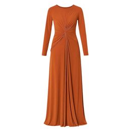 fashionshowcase Abendkleid 'FAVORI' Damen Gr&ouml;&szlig;e 40 orange Winterkleid