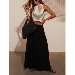 Milan Kiss Marlenehose in Schwarz - 51% | Gr&ouml;&szlig;e M | Damenhosen