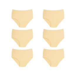 Fashionshowcase Panty 'COTTONBASICS' female Beige size XL