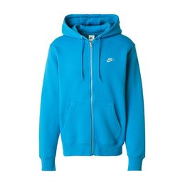 Nike Sportswear Zip-Up Hoodie 'CLUB' male Blue size S