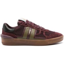 Lanvin Low-Top Sneaker - Sneakers Burgundygreen - Gr. 41 (EU) - in Rot - f&uuml;r Damen