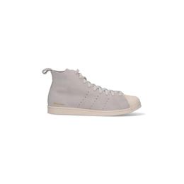 ADIDAS X WALES BONNER Low-Top Sneaker - "Superstar Hi" Sneakers Grey - Gr. 5_5 - in Grau - f&uuml;r Damen
