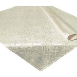 Mitteldecke, B:85cm L:85cm, beige, Delindo Lifestyle, Polyester, Tischdecken, "TENDENCE", Jacquard, Fleckschutz, 180 g/m&sup2;