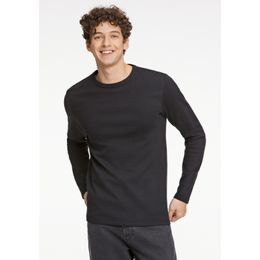 LINDBERGH Herren T-Shirt "LINDBERGH T-shirt", schwarz, Gr. L, Obermaterial: 100% Baumwolle, Shirts