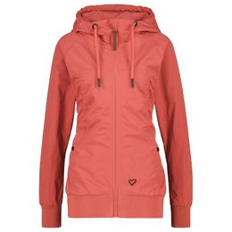 alife and kickin ALIFE & KICKIN Damen Sommerjacke "Damen NaminiAK A", rot, Gr. M, 100% Polyester, Jacken