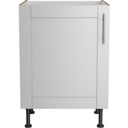 Spülenschrank KOCHSTATION, B:60cm H:87cm T:58,4cm, grau, Küche, Schränke, "KS-Ahus", Breite 60 cm