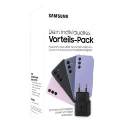 Samsung USB-Ladegerät "Universal Starterkit mit T2510N Black + Case Voucher", B:9cm H:5cm T:22,5cm, schwarz, Ladegeräte