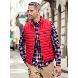 Lerros Herren Steppweste "Lerros Leichte Steppweste f&uuml;r Herren", rot, Gr. XXXL, 100% Polyester, Westen