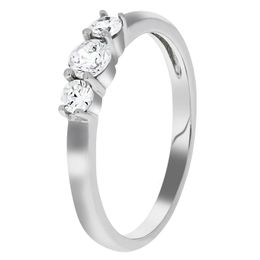 Firetti Damen Fingerring "Schmuck Geschenk Silber 925 Silberring Trilogie", 16, Silber 925 (Sterlingsilber), 2mm, silber, Silber 925