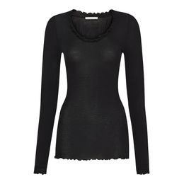 Seamless Basic Shirt 'Romance' female Black size L/XL
