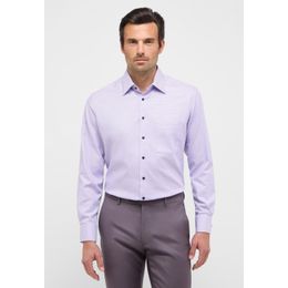 Eterna Herren Langarmhemd "MODERN FIT", lila, Gr. 44, 100% Baumwolle, Hemden, NON IRON (b&uuml;gelfrei)
