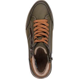 Jana Damen Stiefelette mit Ziern&auml;hten khaki Gr&ouml;&szlig;e 37