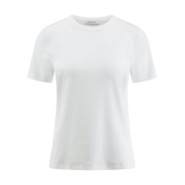 Peter Hahn - Rundhals-Shirt, weiss, Gr. 46 / L - Baumwolle
