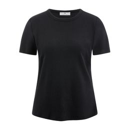 Peter Hahn - Rundhals-Shirt, schwarz, Gr. 36 / S - Baumwolle