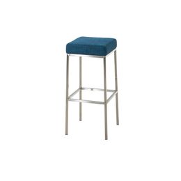 CLP Barhocker Montreal I Gepolsterter Barstuhl mit Stoffbezug I Tresenhocker mit Metallgestell