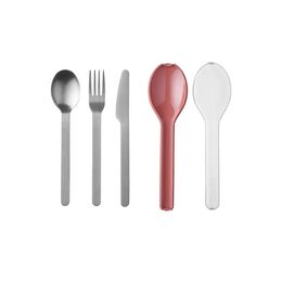Mepal Besteckset "To Go" Ellipse rosa/pink Edelstahl,Kunststoff Maße (cm): B: 5,1 H: 2,3 » Möbel Kraft