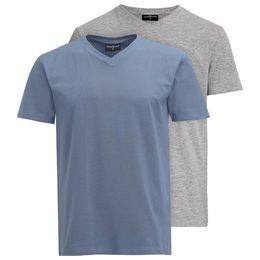 VanVaan 2 Herren T-Shirts mit V-Ausschnitt