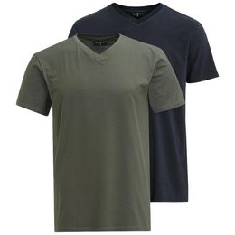 VanVaan 2 Herren T-Shirts mit V-Ausschnitt