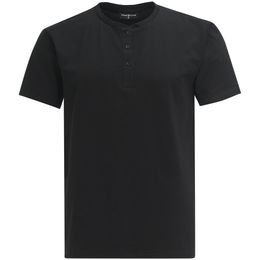 VanVaan Herren T-Shirt mit Serafino-Ausschnitt