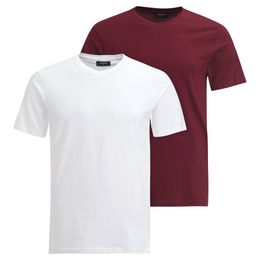 VanVaan 2 Herren T-Shirts mit V-Ausschnitt
