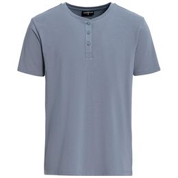 VanVaan Herren T-Shirt mit Serafino-Ausschnitt