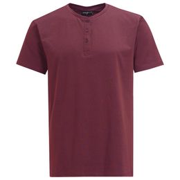 VanVaan Herren T-Shirt mit Serafino-Ausschnitt