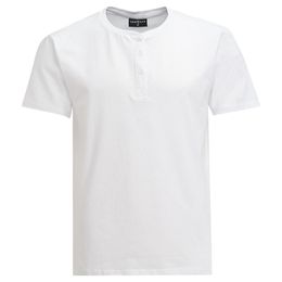 VanVaan Herren T-Shirt mit Serafino-Ausschnitt