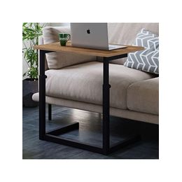 Scandinavia Concept Beistelltisch ''Spa-657-4060S'' in Schwarz/ Hellbraun - (B)60 x (T)40 cm - 66% | Tische